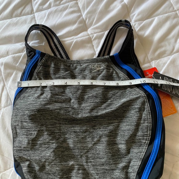 Speedo | Swim | Speedo 6 Quantum Splice Heather One Piece Swimsuit Gray ...